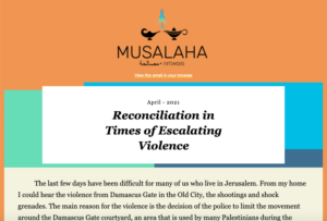 NEWSLETTER – Musalaha